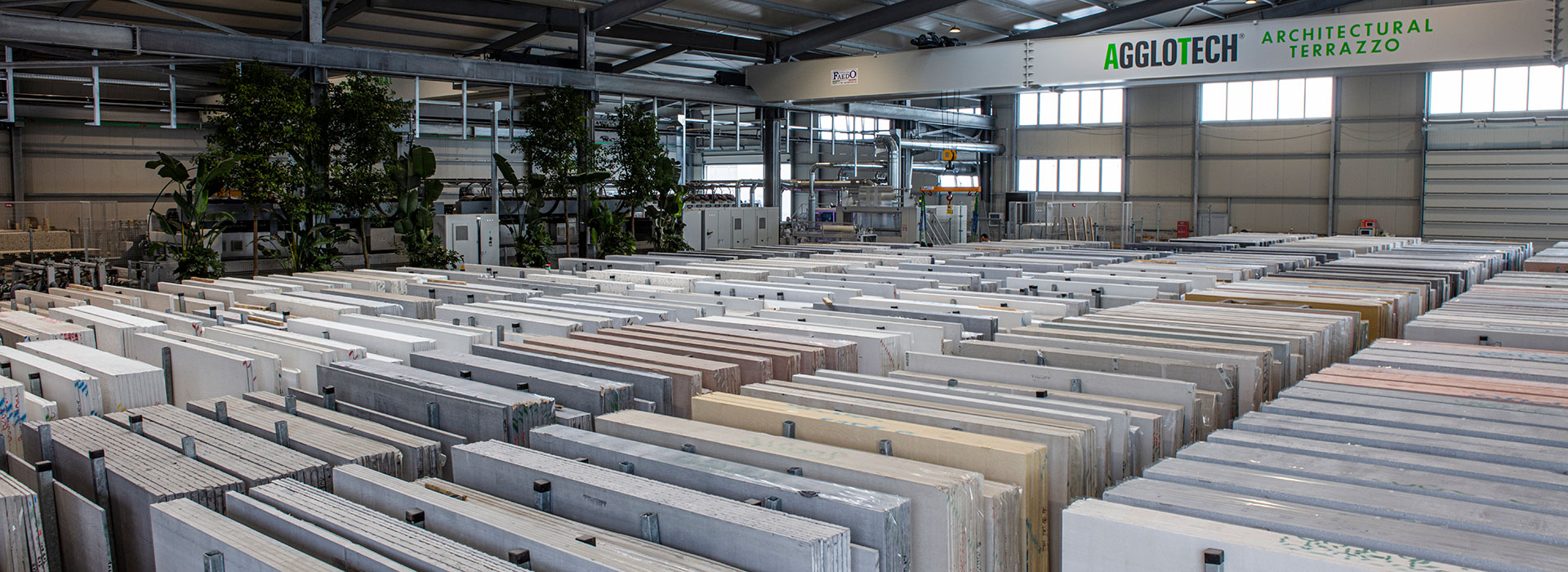 Semi-finished 250×140 cm slabs - Agglotech | Architectural Terrazzo