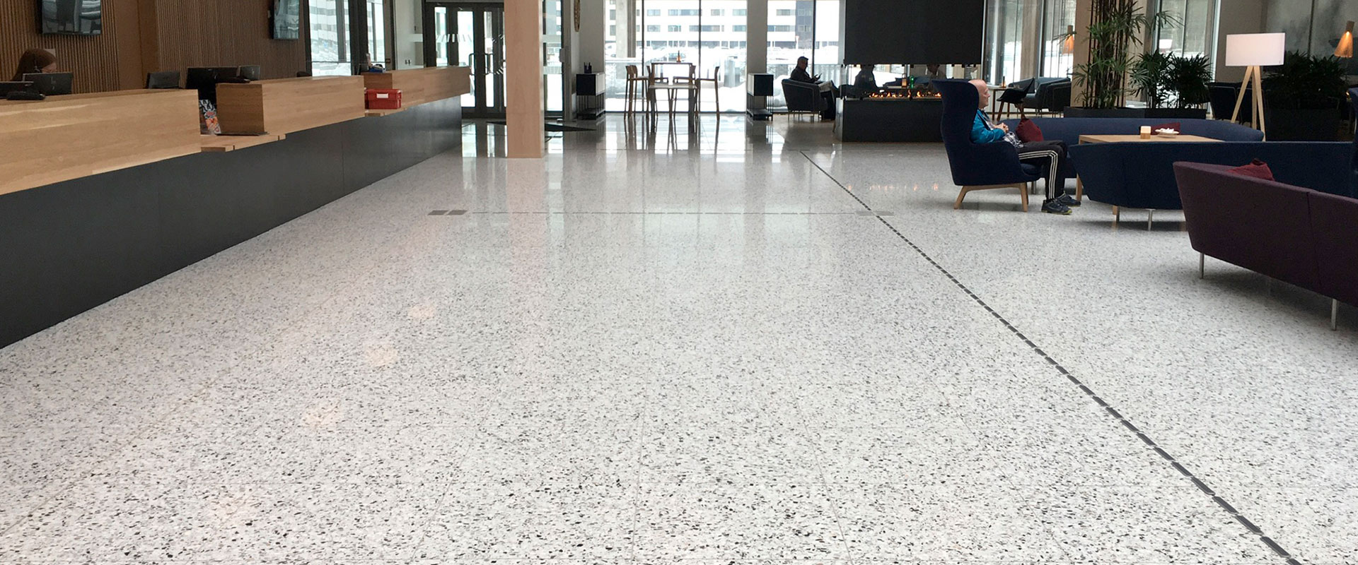 Oslo Hospital - Agglotech | Architectural Terrazzo